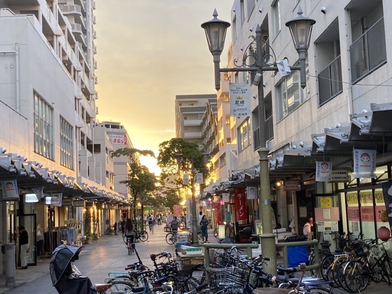 街中ですが、 今日は夕陽も綺麗でした。 ... / Lyriaさんのモーメント | YAMAP / ヤマップ