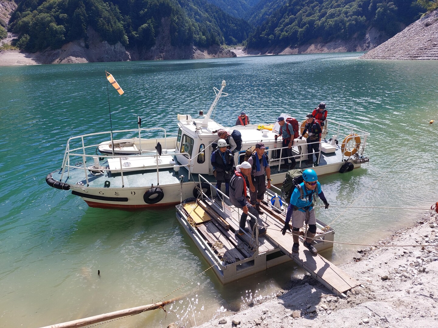 裏銀座_Day4 (奥黒部ヒュッテ～黒部湖） / のこさんの水晶岳・薬師岳・黒部五郎岳・鷲羽岳・三俣蓮華岳・湯俣の活動データ | YAMAP / ヤマップ