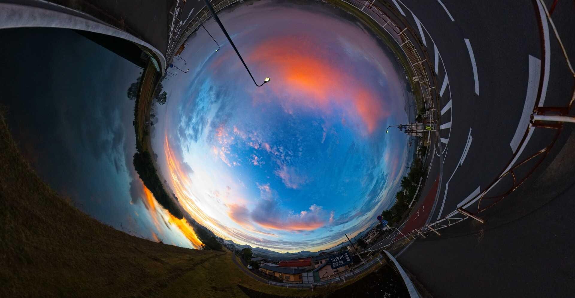 昨日投稿の360版・・麓では稀な朝焼けで... / sin358さんのモーメント | YAMAP / ヤマップ