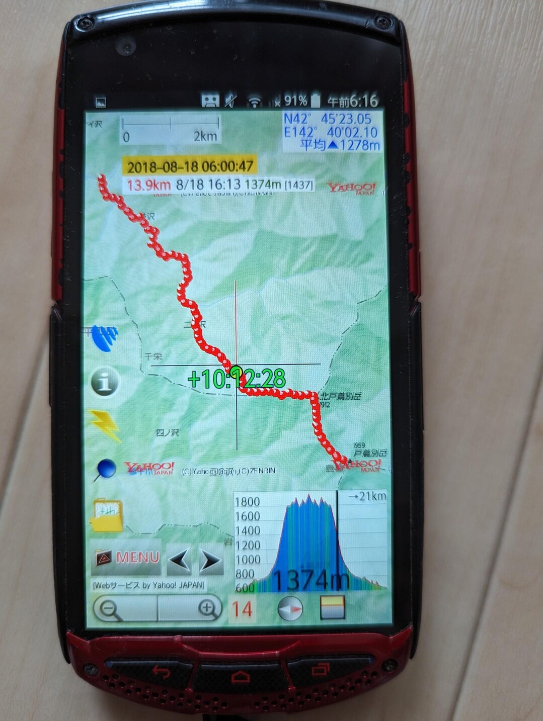 記録 2018/8/18 戸蔦別岳 22... / 助手さんのモーメント | YAMAP / ヤマップ