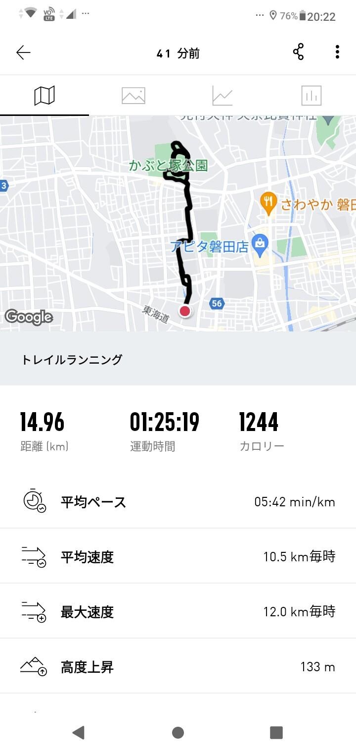 今夜も、running！ 頑張って走りま... / モンチャンさんのモーメント | YAMAP / ヤマップ
