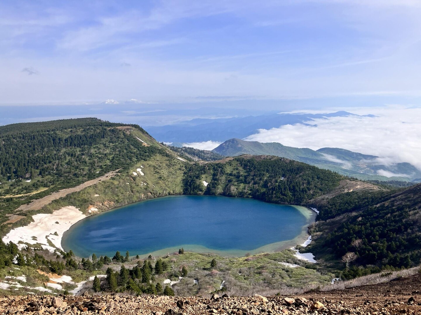 念願の魔女の瞳！ / non-chanさんの吾妻山・一切経山の活動データ | YAMAP / ヤマップ