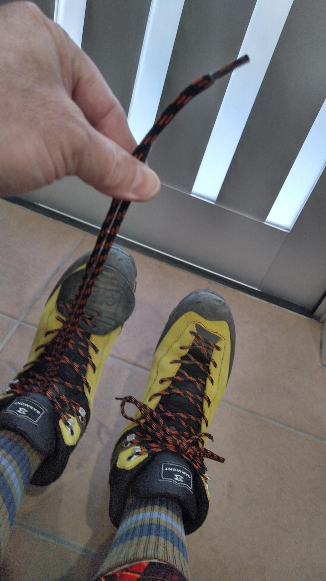 久しぶりに加工 長過ぎる靴紐 カットして... / ポポンさんのモーメント | YAMAP / ヤマップ