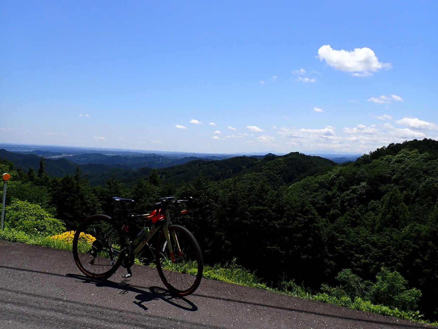 奥武蔵グリーンライン グラベルロードバイクライド2024.06.05 / MHさんの関八州見晴台の活動データ | YAMAP / ヤマップ