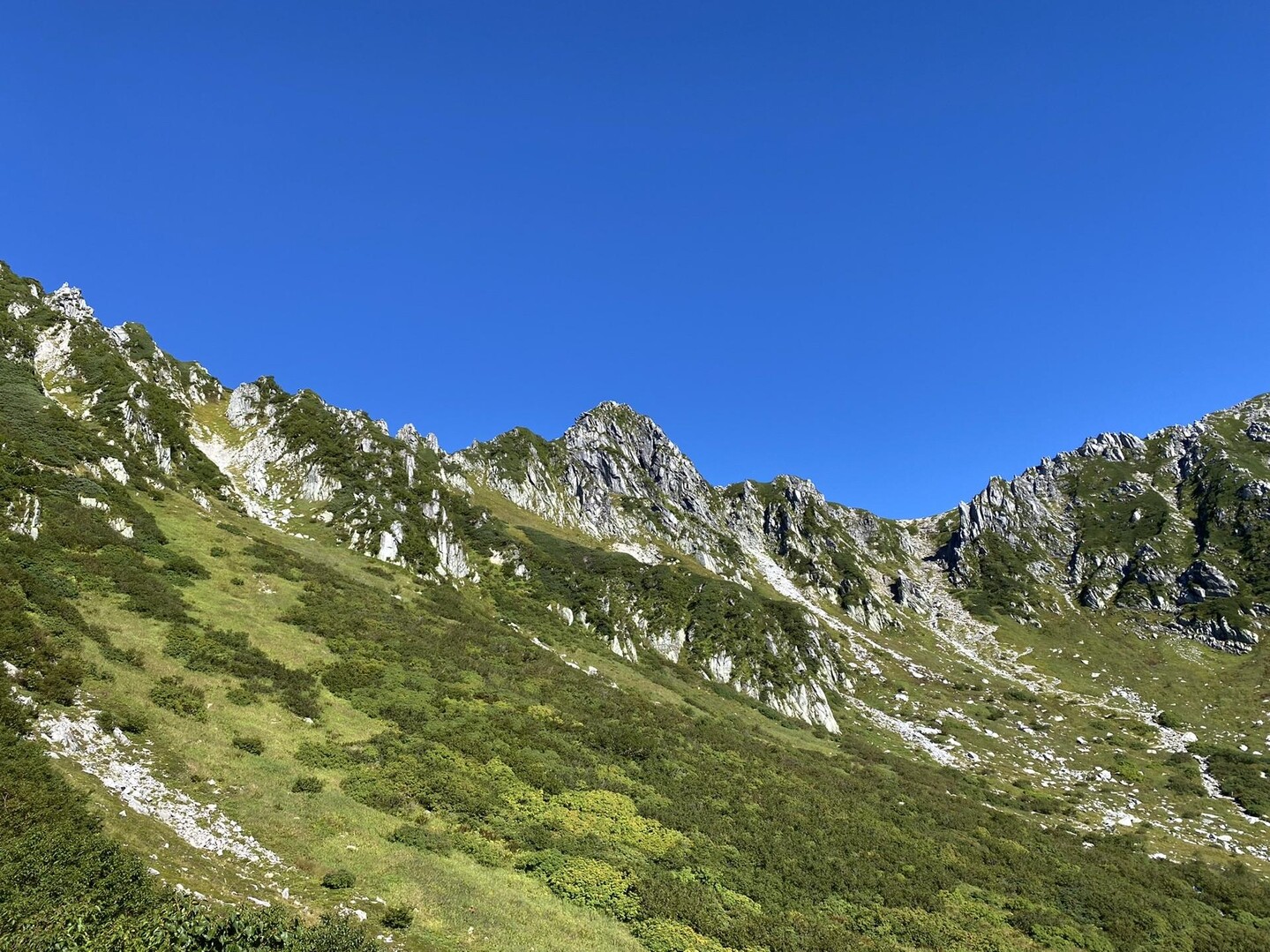 宝剣岳・中岳・木曽駒ヶ岳（西駒ヶ岳） / Okkyさんの木曽駒ヶ岳・空木岳・越百山の活動データ | YAMAP / ヤマップ