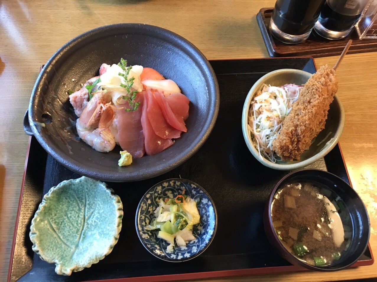 今日の茶の間(寄居) 海鮮丼串カツ付＠8... / Muracchiさんのモーメント | YAMAP / ヤマップ