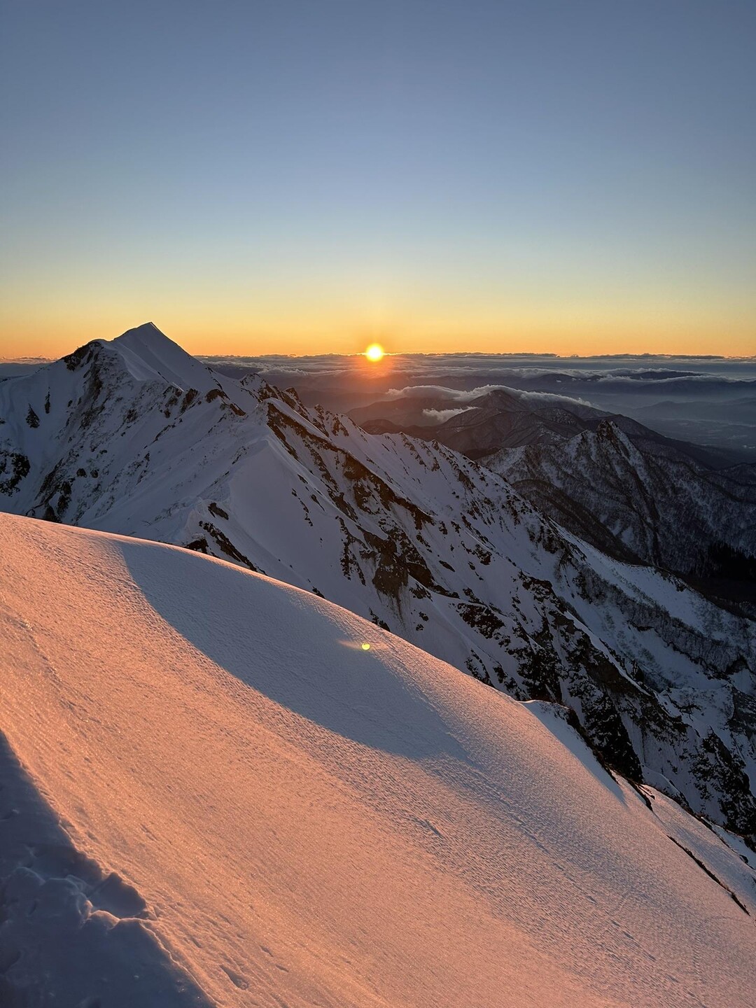 大山ご来光🤩-2024-02-18 / yumiさんのウォーキングの活動日記 | YAMAP / ヤマップ