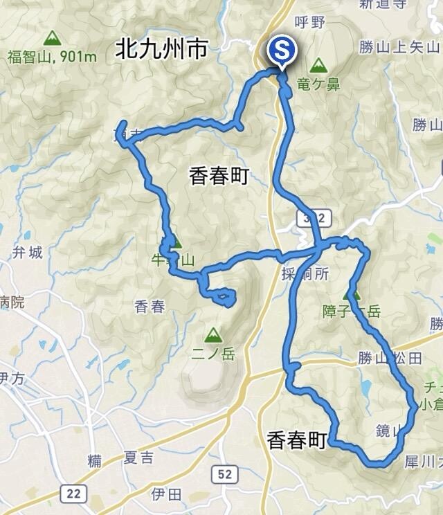 香春10座1day踏破-2025-01-04 / マンガンさんのウォーキングの活動データ | YAMAP / ヤマップ