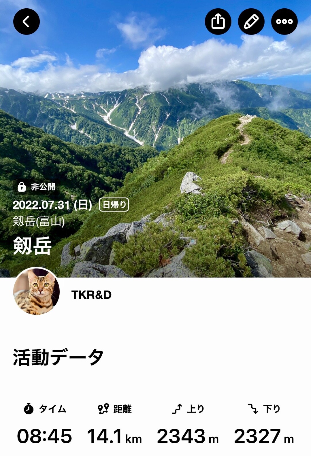 とりあえず、 こんな感じでした ️^ ... / TKR&Dさんのモーメント | YAMAP / ヤマップ