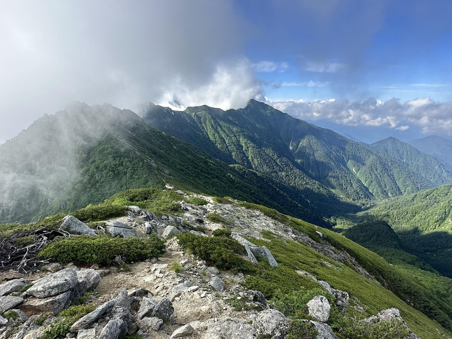 檜尾岳・空木岳 / yyさんの木曽駒ヶ岳・空木岳・越百山の活動データ | YAMAP / ヤマップ