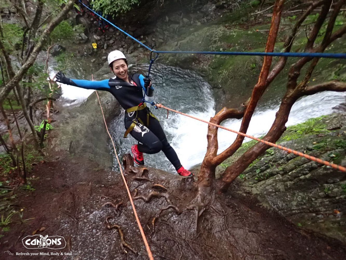 キャニオニングめちゃくちゃ楽しかった😆... / 進撃のなぬーくさんのモーメント | YAMAP / ヤマップ