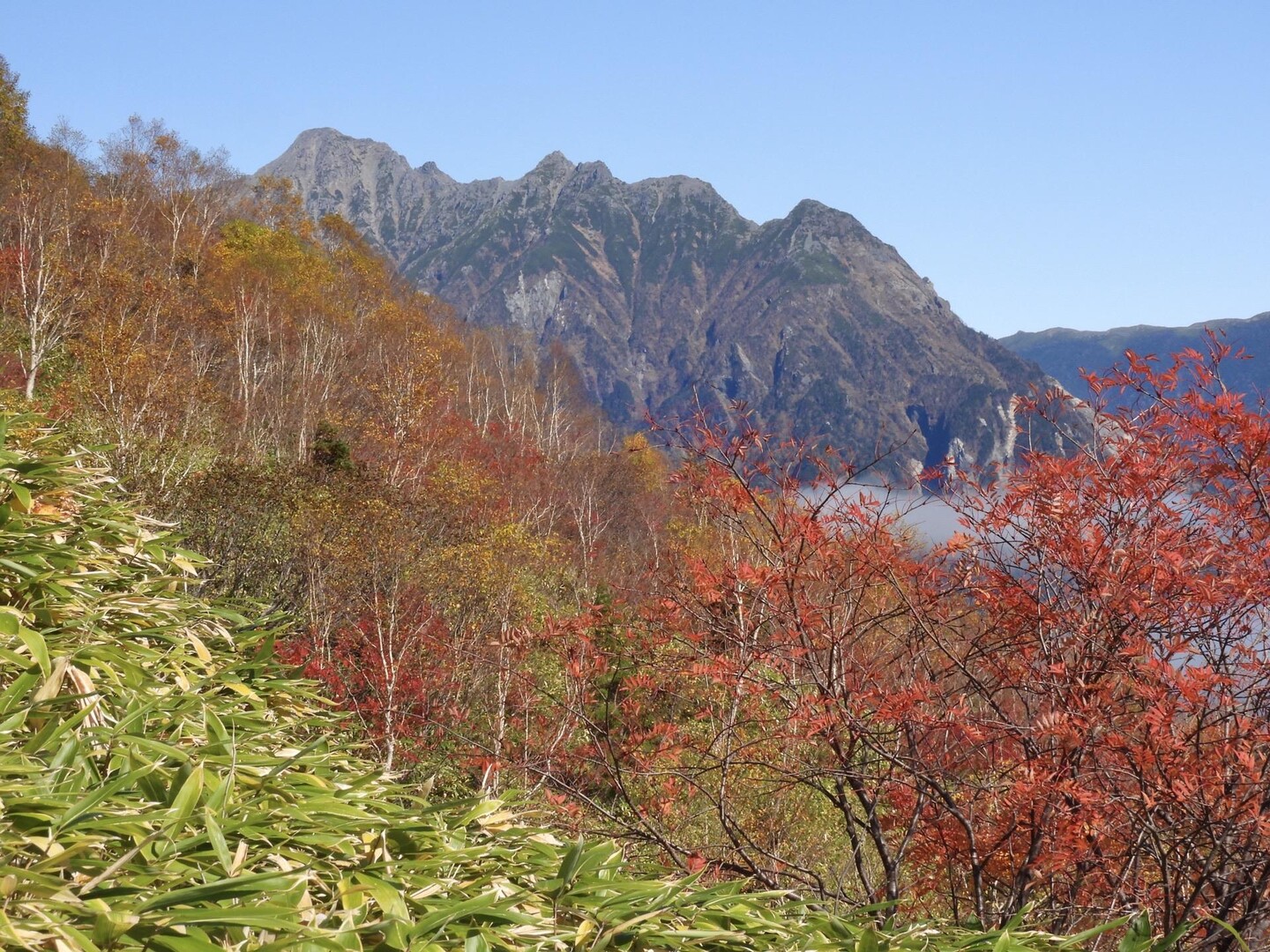 紅葉と絶景の焼岳 / noriさんの槍ヶ岳・穂高岳・上高地の活動データ | YAMAP / ヤマップ
