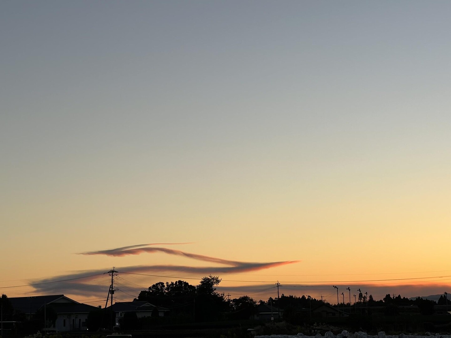 2023/10/21 夕方 西の空を眺... / 4Cさんのモーメント | YAMAP / ヤマップ