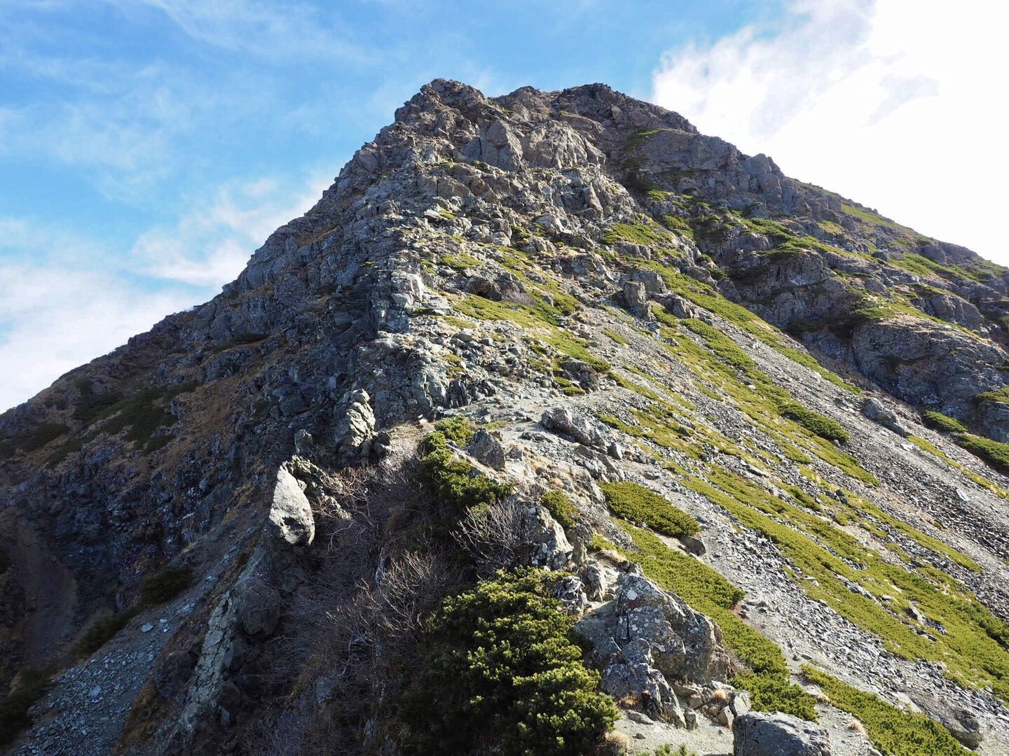 三伏山・本谷山・塩見岳・塩見岳（東峰） / konkonさんの塩見岳・権右衛門山・蝙蝠岳の活動データ | YAMAP / ヤマップ