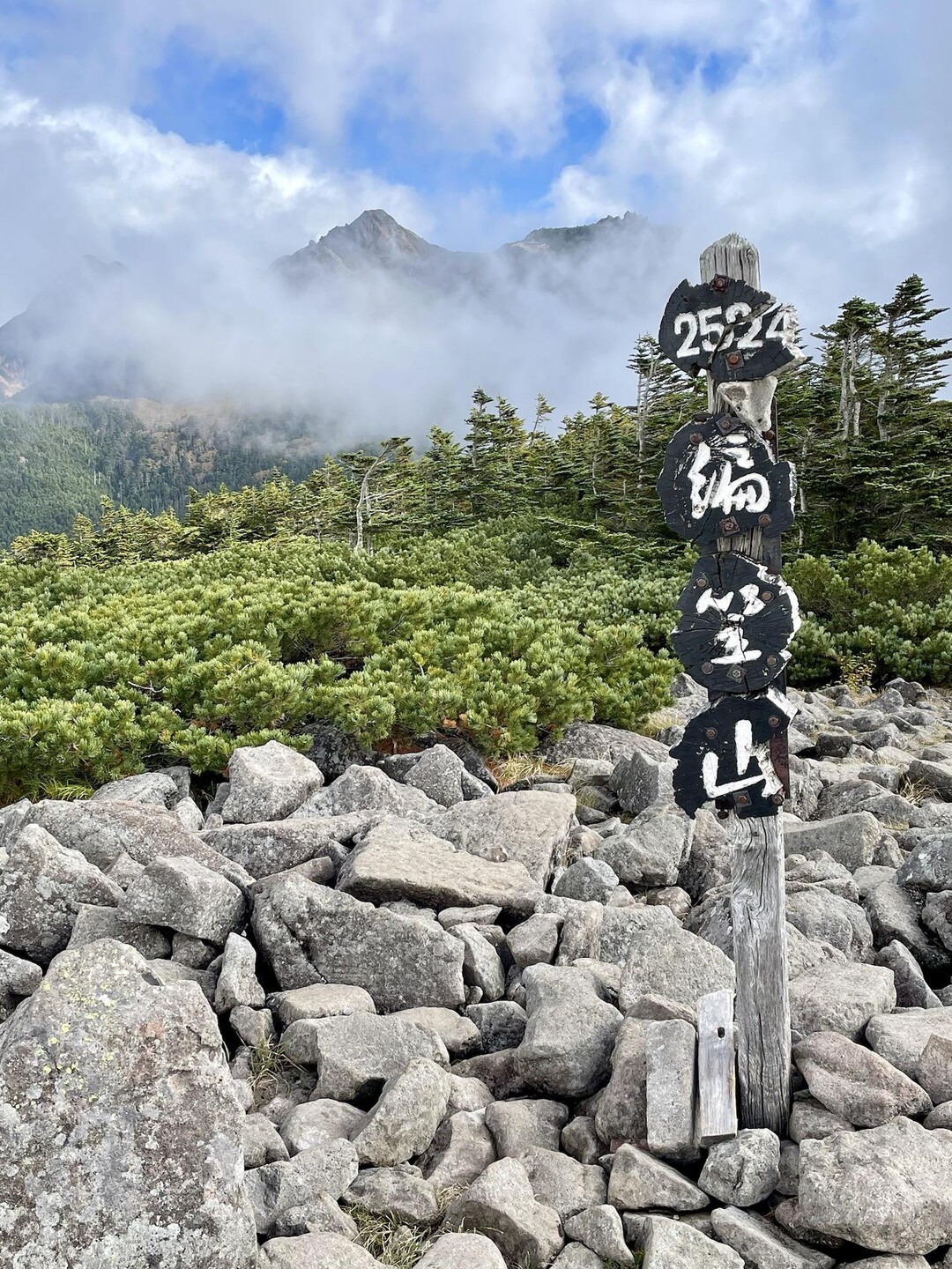 編笠山・西ギボシ・東ギボシ・権現岳・三ツ頭 / Samさんの八ヶ岳（赤岳・硫黄岳・天狗岳）の活動データ | YAMAP / ヤマップ