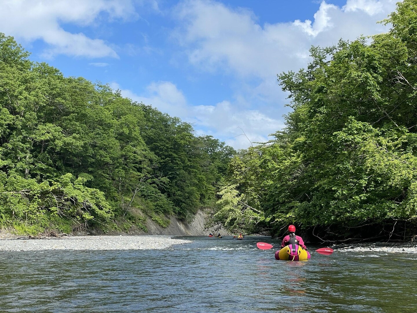 歴舟川パックラフトダウンリバーII / yumecampさんのカヤック・カヌー・パックラフトの活動データ | YAMAP / ヤマップ