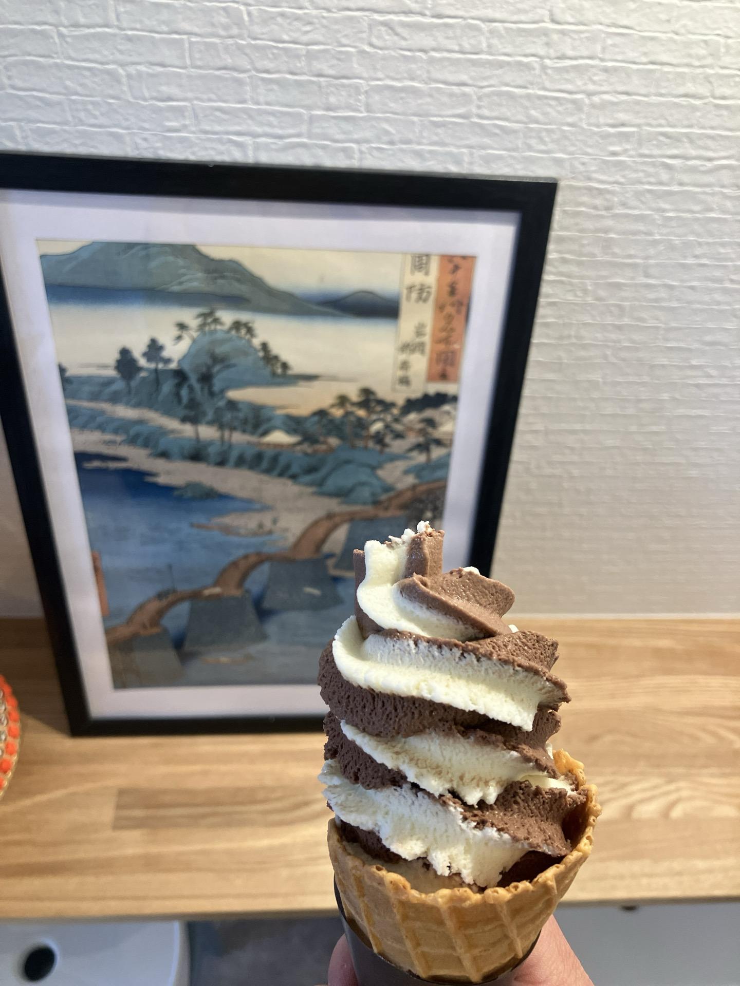 ソフトクリーム部。 K coffeeにて... / さかもっちゃんさんのモーメント | YAMAP / ヤマップ