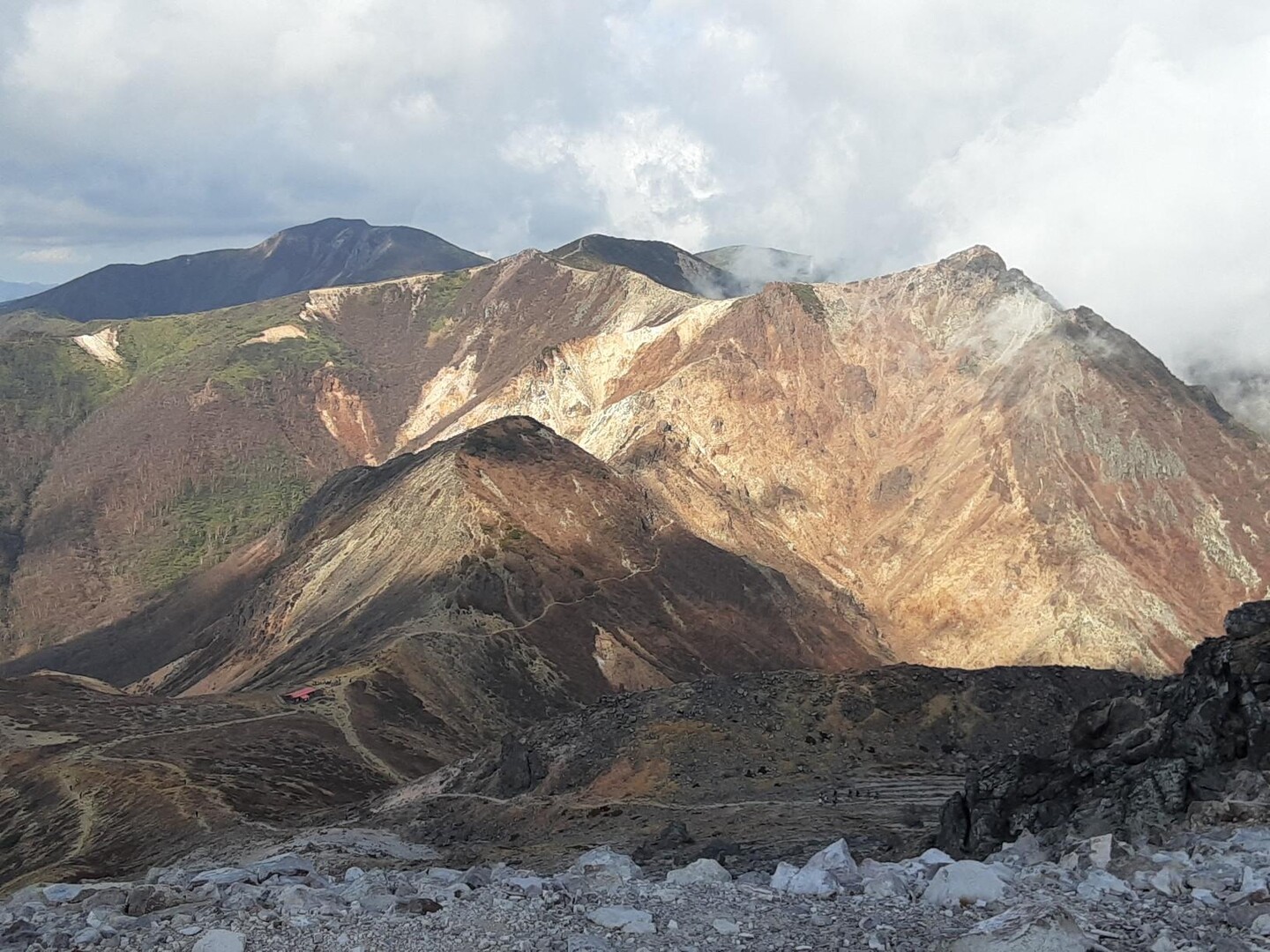 剣が峰・朝日岳・1900m峰・三本槍岳・茶臼岳(那須岳) / たなかさんの茶臼岳（那須岳）・三本槍岳・赤面山の活動データ | YAMAP / ヤマップ