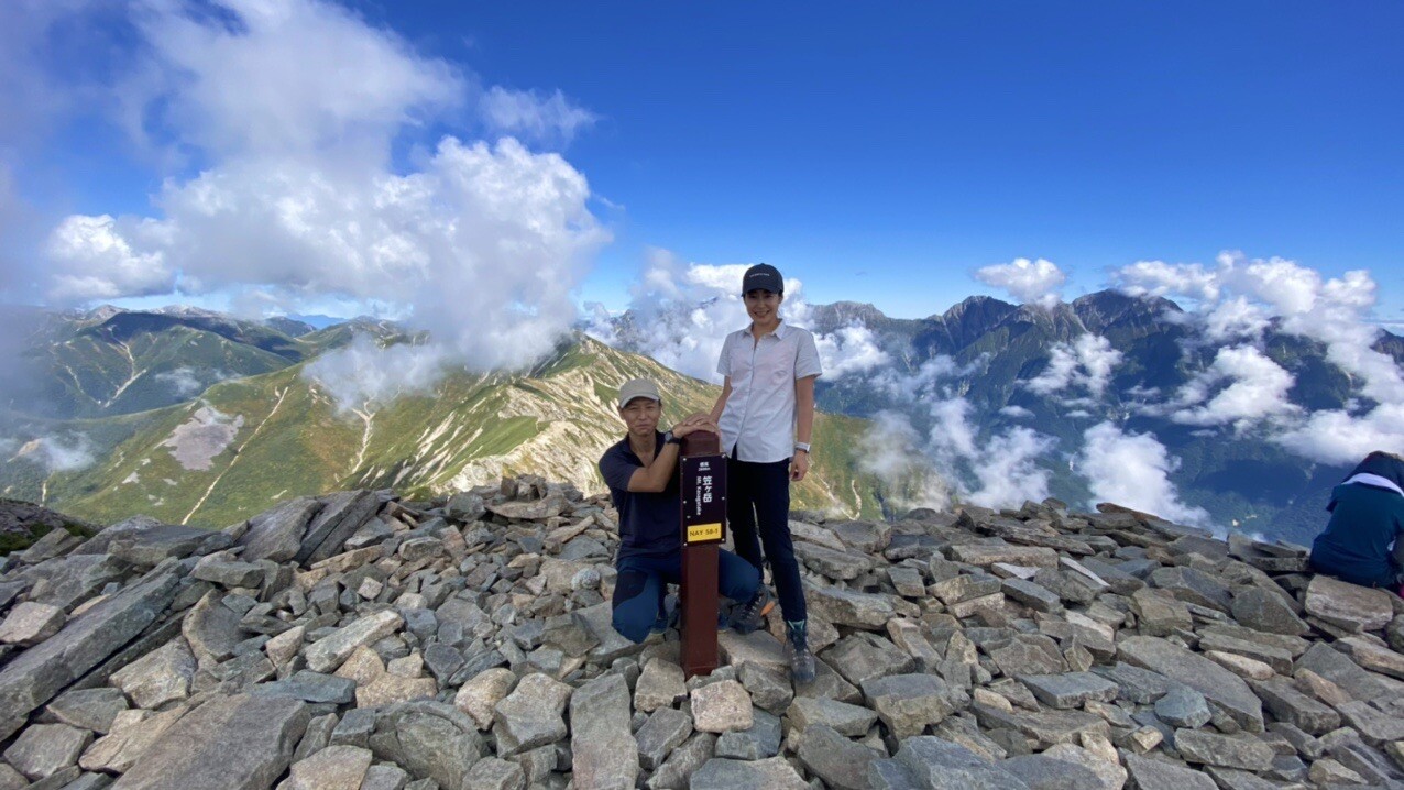 笠ヶ岳 / I am AKOさんの槍ヶ岳・穂高岳・上高地の活動データ | YAMAP / ヤマップ
