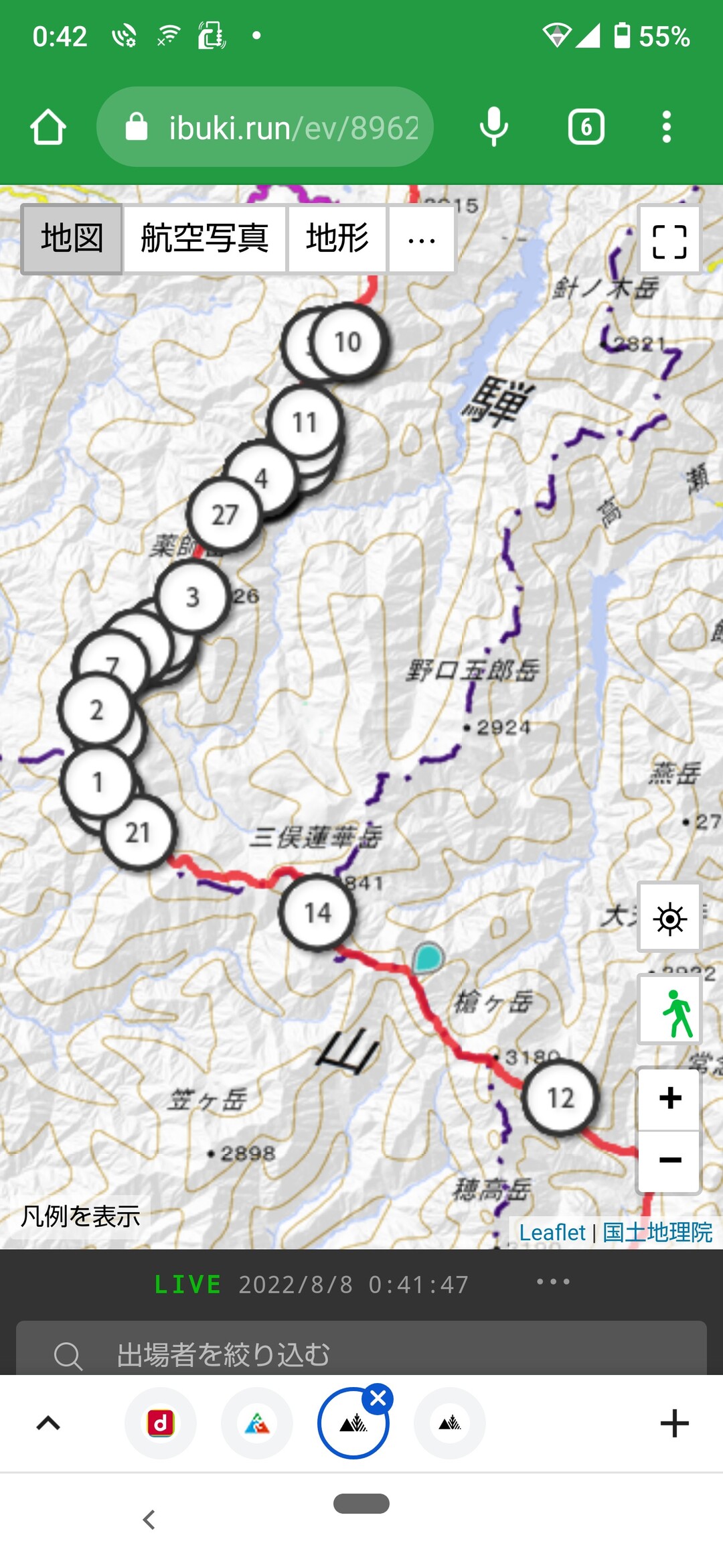 TJAR…今日は何度も追跡してしまった ... / とっき～さんのモーメント | YAMAP / ヤマップ