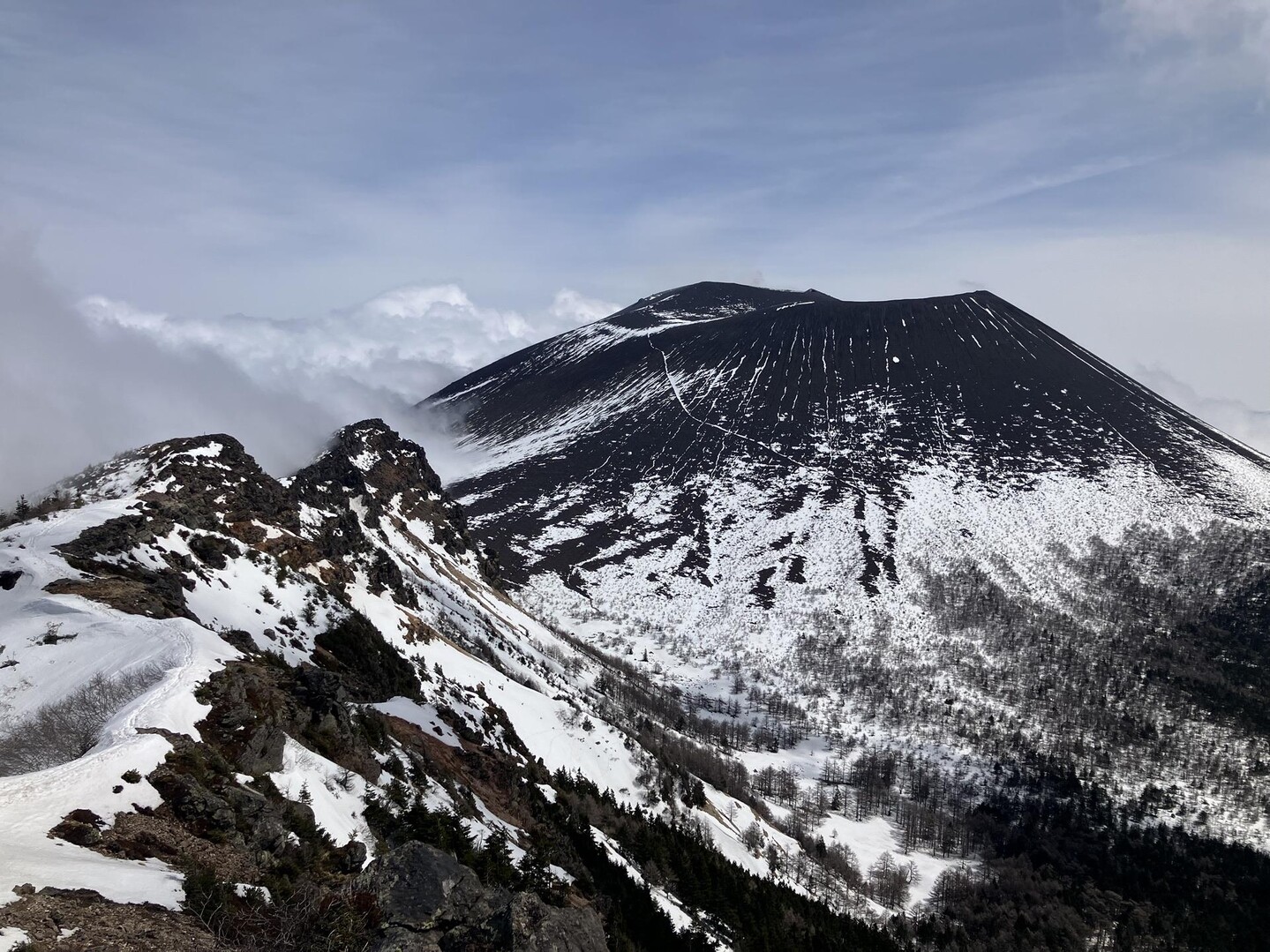 車坂山・槍ヶ鞘・トーミの頭・黒斑山・蛇骨岳・仙人岳 / motoh698さんの浅間山・黒斑山・篭ノ登山の活動データ | YAMAP / ヤマップ