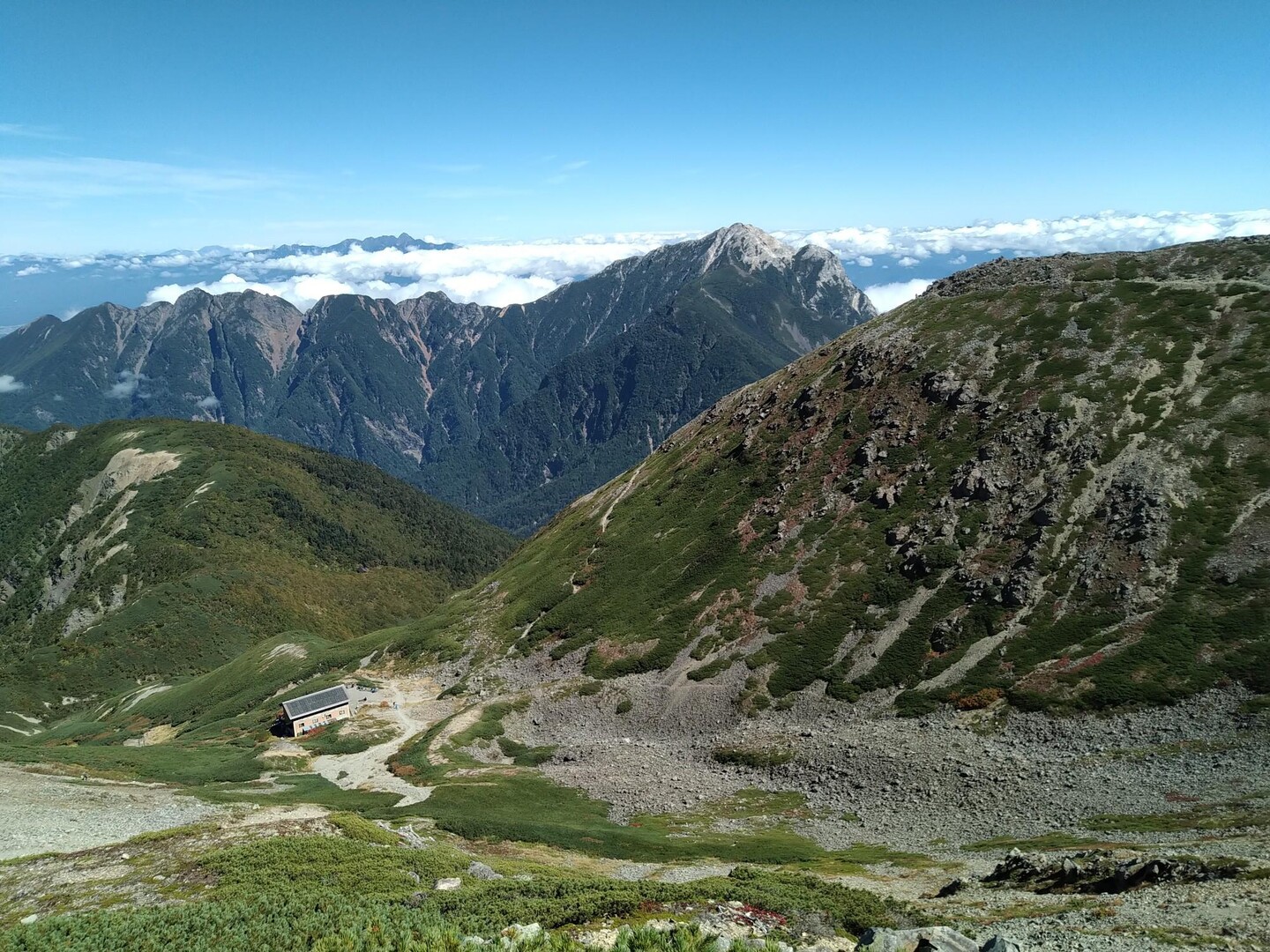 R4.9 秋晴れ天高く! 仙丈ヶ岳 / yukisukeponさんの仙丈ヶ岳・伊那荒倉岳の活動データ | YAMAP / ヤマップ