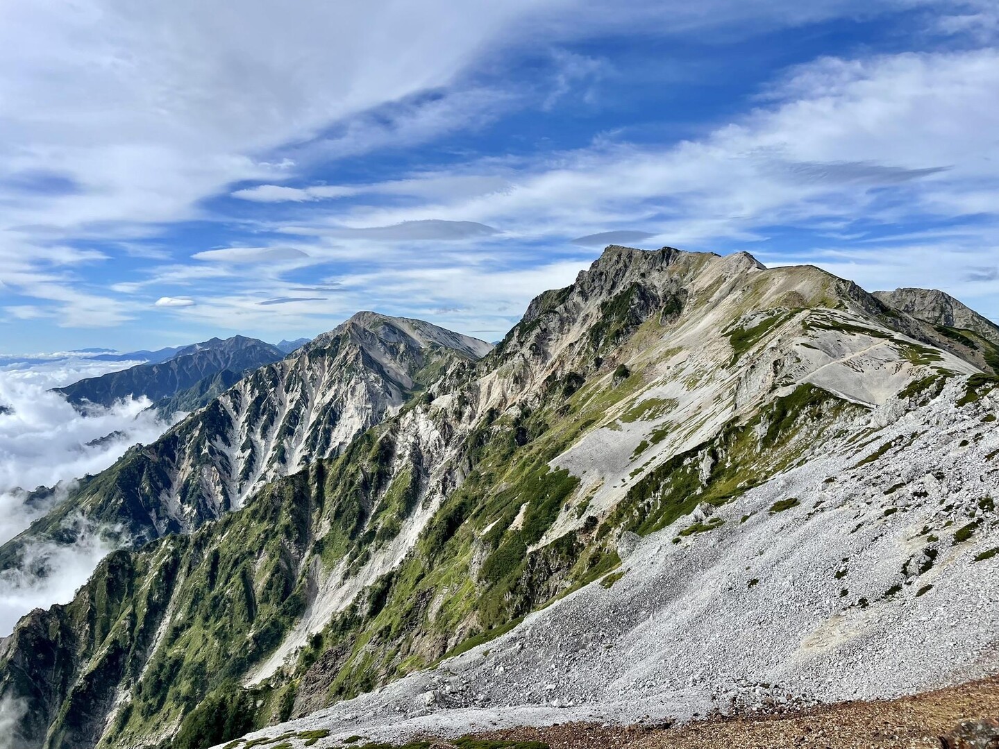 乗鞍岳(白馬連峰)・船越の頭・小蓮華山(大日岳)・白馬岳 / YUJIさんの白馬岳・小蓮華山の活動データ | YAMAP / ヤマップ
