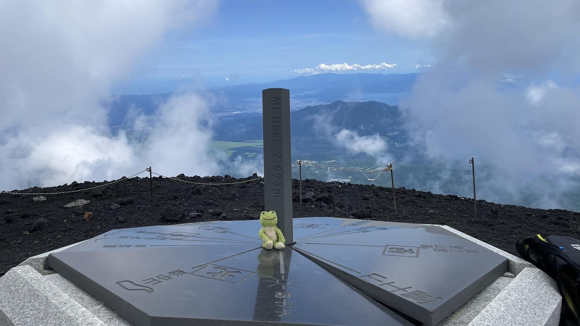 宝永山 / pickji28さんの富士山登山ルート3776 4日目コースの活動データ | YAMAP / ヤマップ