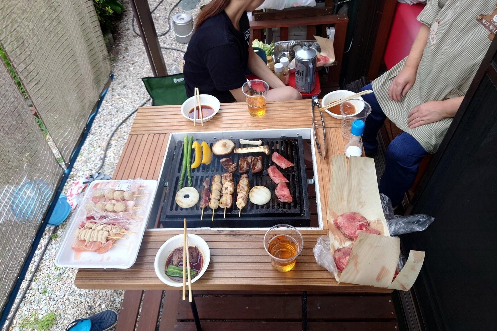 先日作成した、BBQテーブルの初使用を行... / 寝技の栄ちゃんさんのモーメント | YAMAP / ヤマップ