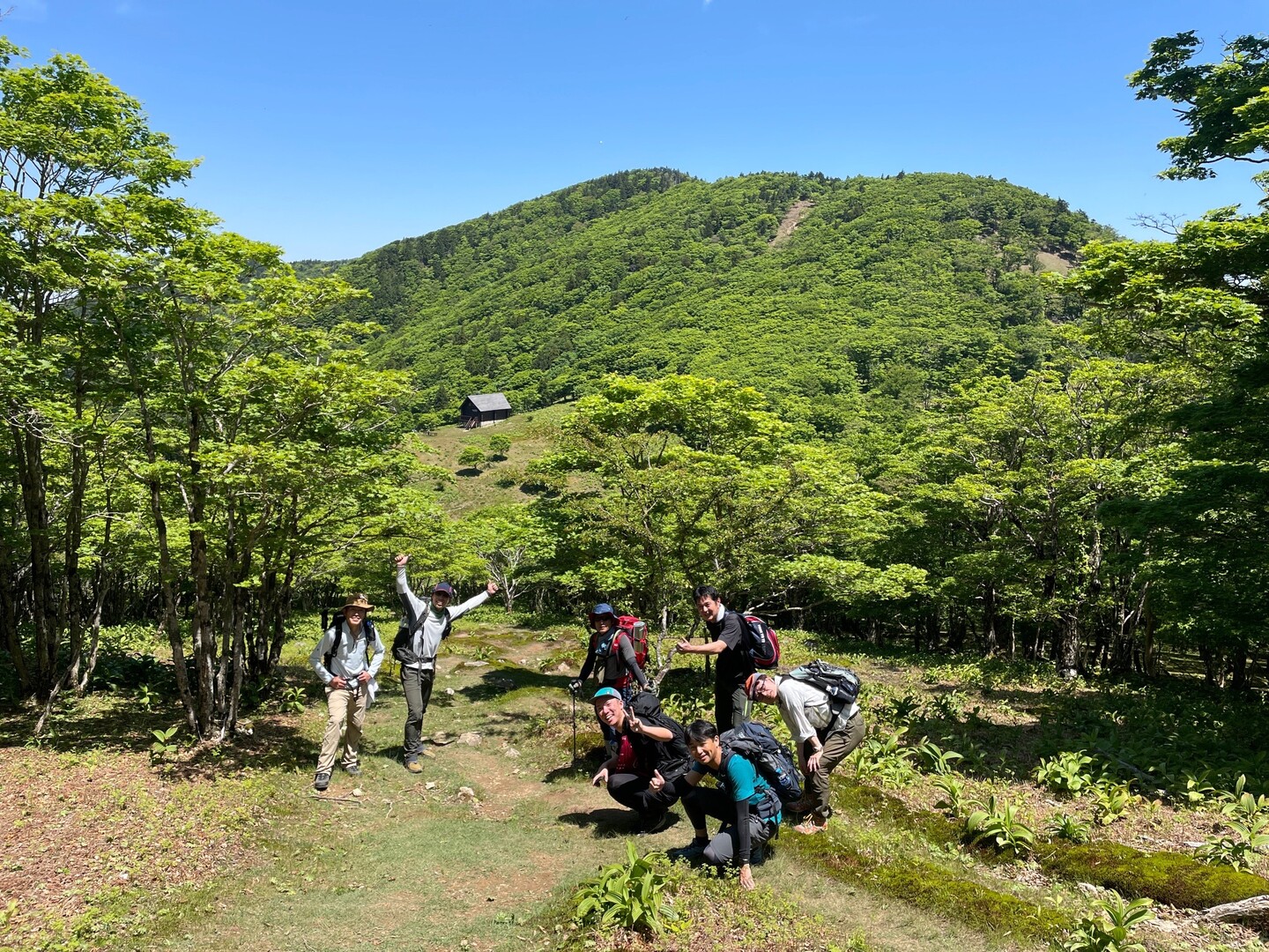明神平 きらめく緑とつきぬける青空 / nagait01さんの桧塚奥峰・明神岳・薊岳の活動データ | YAMAP / ヤマップ