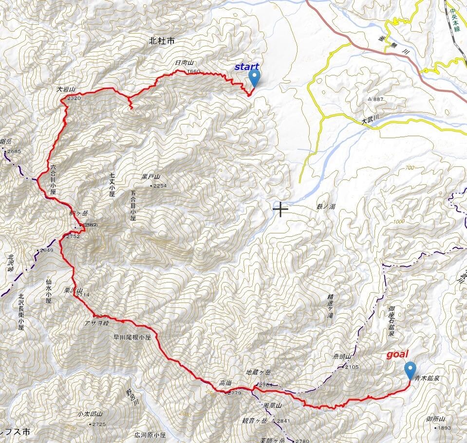 ギアinfo 甲斐駒ヶ岳忘備録 ht... / ゴトさんのモーメント | YAMAP / ヤマップ