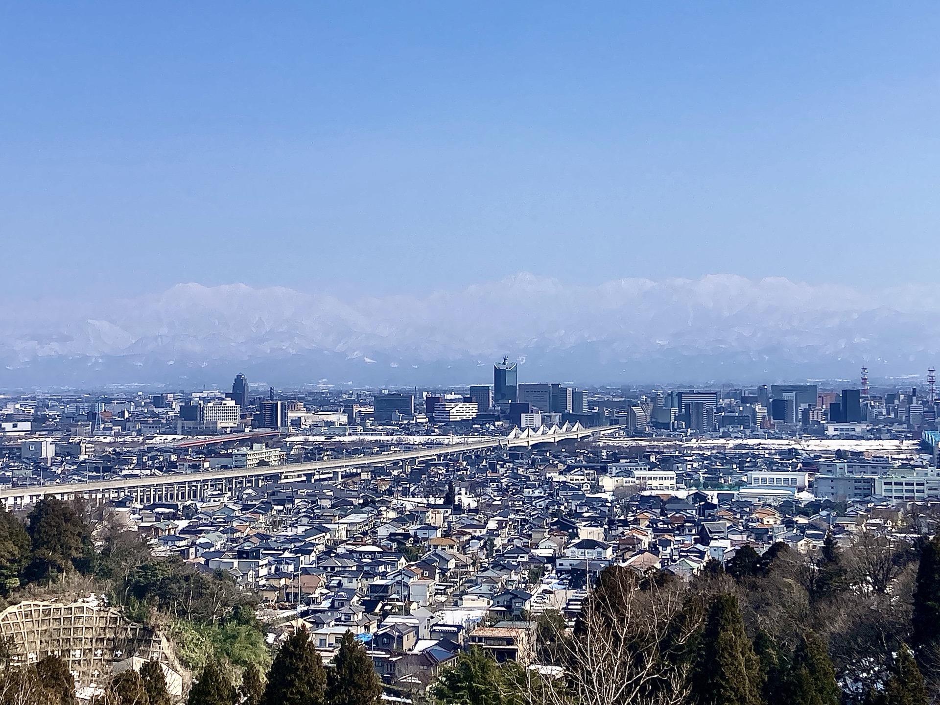 【呉羽山】 冬の絶景🤩立山連峰を拝む旅 / TAKAKOBAさんの呉羽山・城山の活動データ | YAMAP / ヤマップ