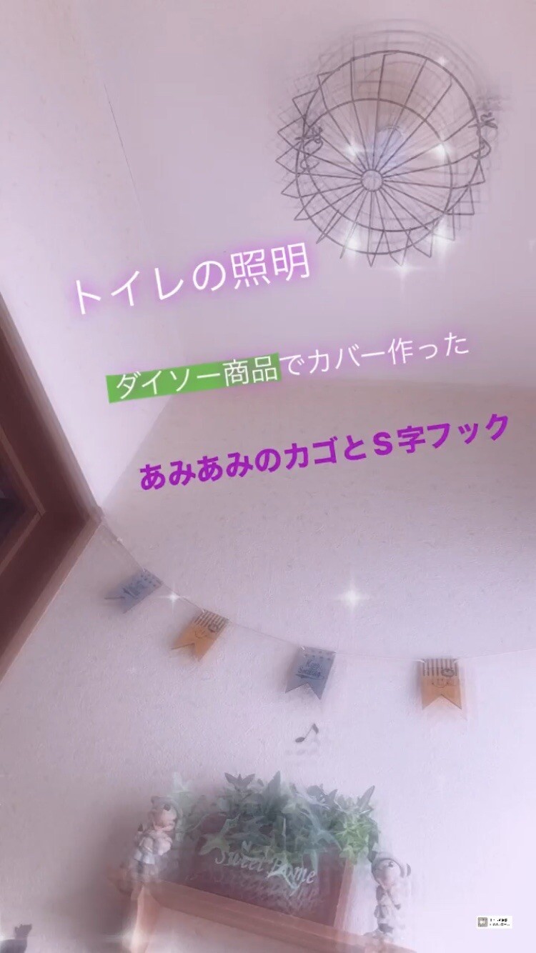 DIY トイレの照明に、あみあみのカ... / 💕love💕さんのモーメント | YAMAP / ヤマップ