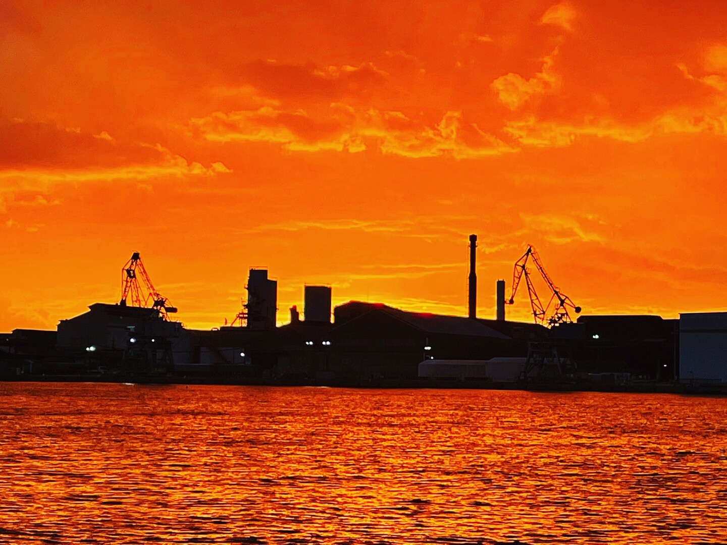 一昨日の台風一過の夕陽。キレイだった！ / RIEさんのモーメント | YAMAP / ヤマップ