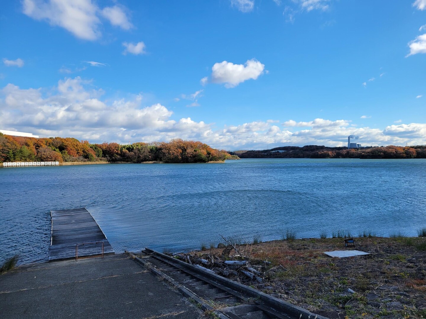 愛知池ハーフマラソン。 風は冷たいですが... / まさあきさんのモーメント | YAMAP / ヤマップ