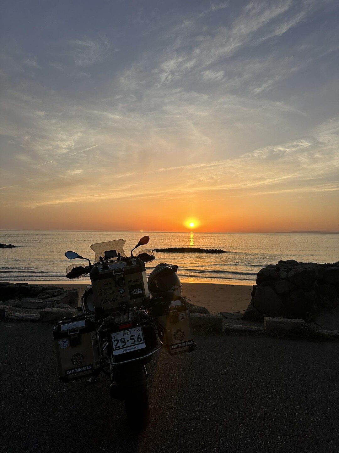 仕事終わって夕日🌇間に合うか〜😆 バ... / kazushiさんのモーメント | YAMAP / ヤマップ