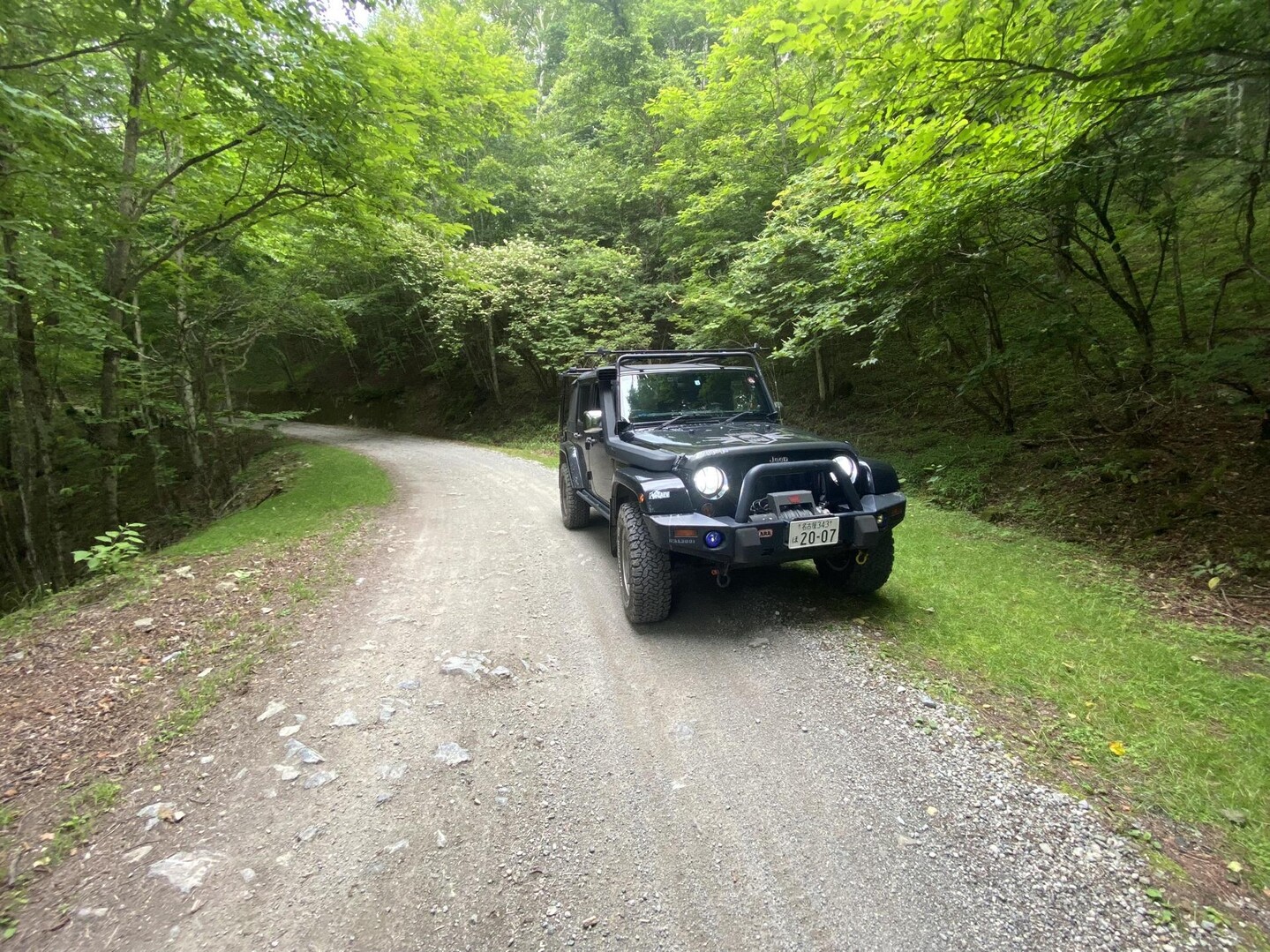 御荷鉾スーパー林道をJeepで走る-2023-07-17 / 風のハルさんの御荷鉾山・オドケ山・桐ノ城山の活動データ | YAMAP / ヤマップ