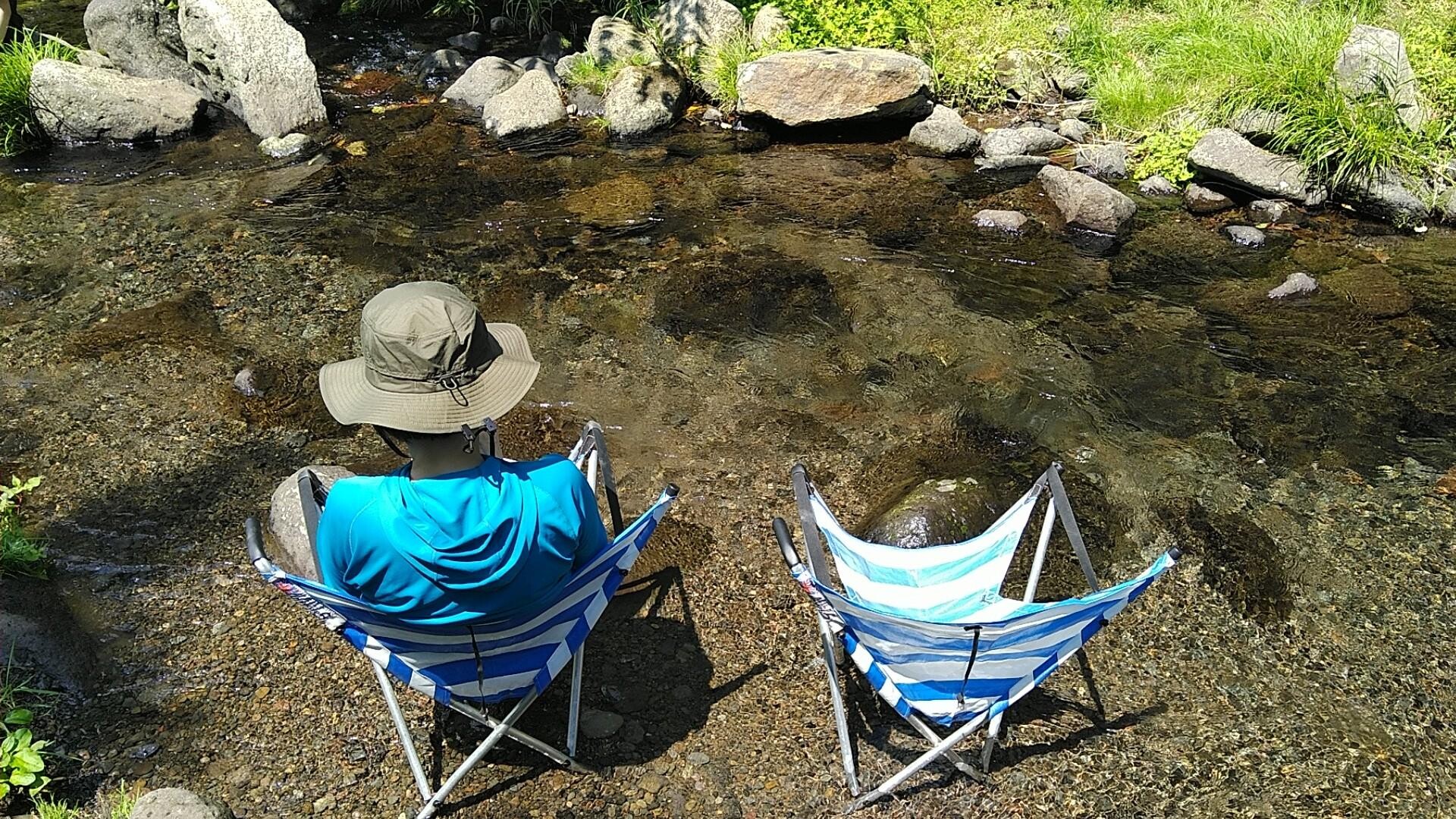 湧水の川で涼んで、山のテラスで涼んで、綺... / toshiさんのモーメント | YAMAP / ヤマップ