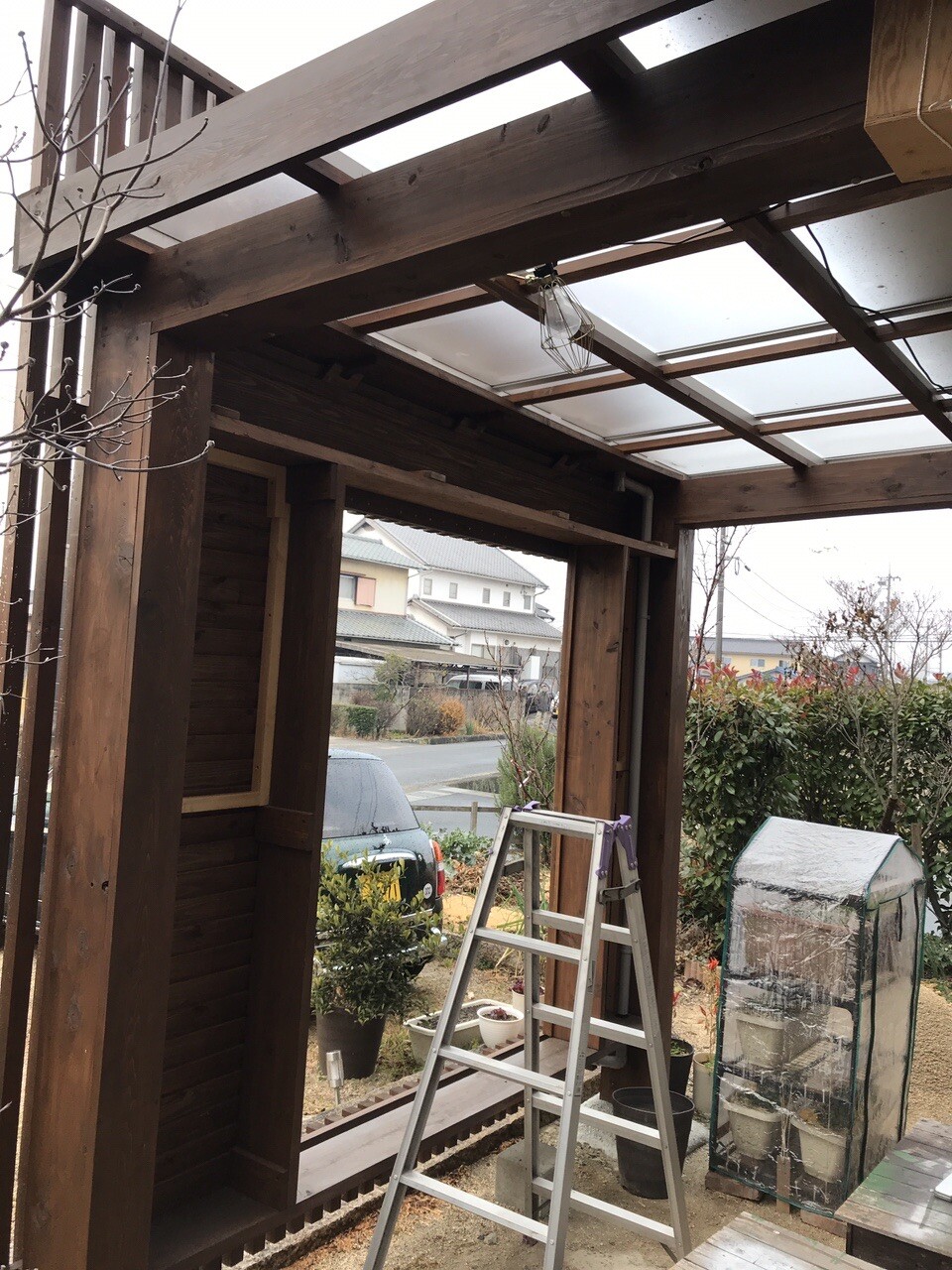ひと月ぶりにDIY ①作製途中のバーゴラ... / TAKUMIさんのモーメント | YAMAP / ヤマップ