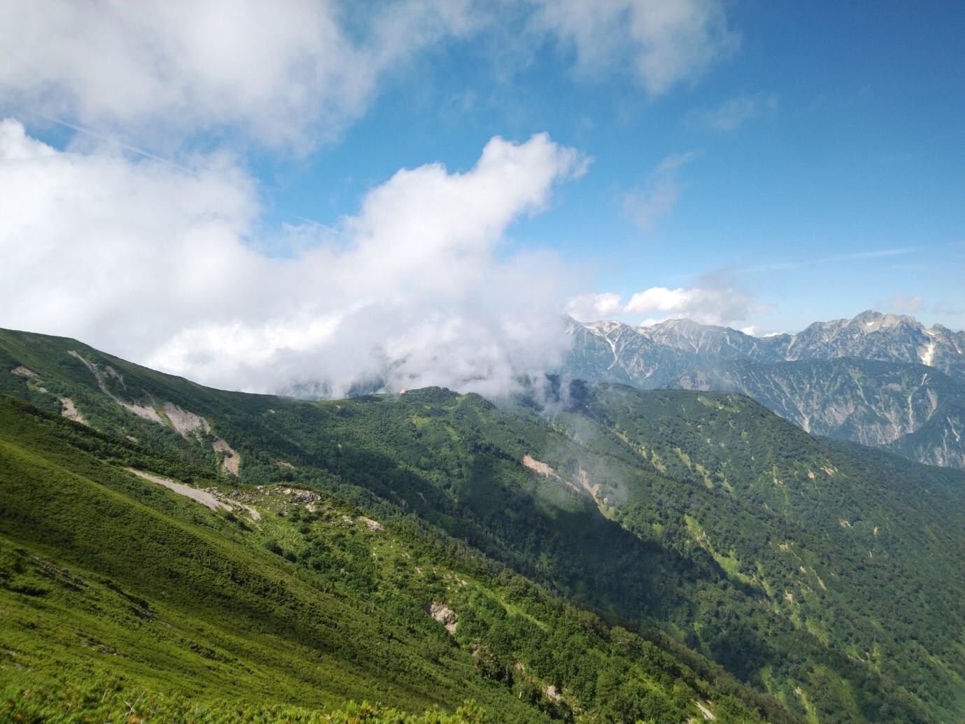 爺ヶ岳(南峰)・爺ヶ岳(中峰)・爺ヶ岳(北峰) / macoさんの鹿島槍ヶ岳・五竜岳（五龍岳）・唐松岳の活動データ | YAMAP / ヤマップ