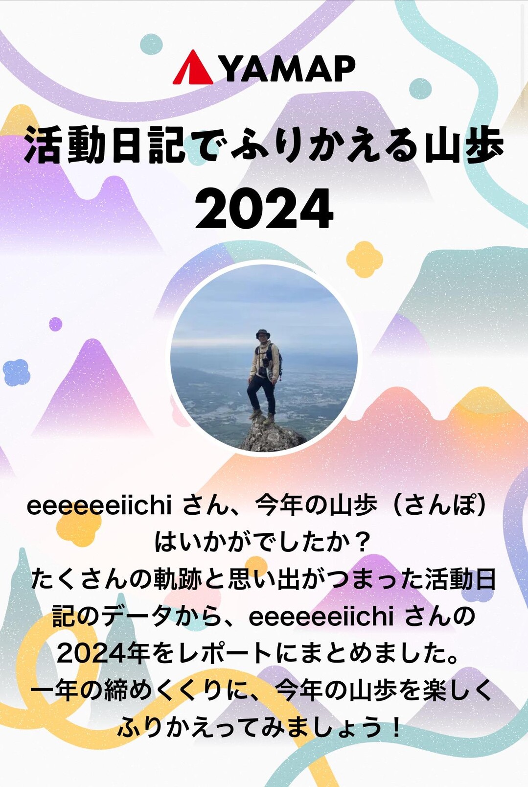 YAMAPの「活動日記で振り返る山歩20... / eeeeeeiichi さんのモーメント | YAMAP / ヤマップ