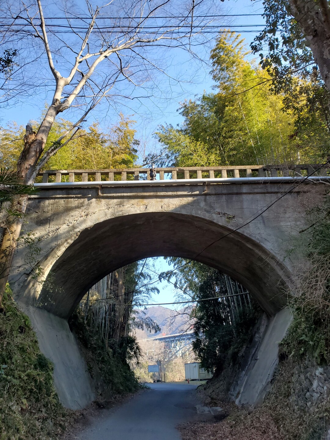 道志橋の下の橋に人形が… 珍百景⁉️と... / amiさんのモーメント | YAMAP / ヤマップ