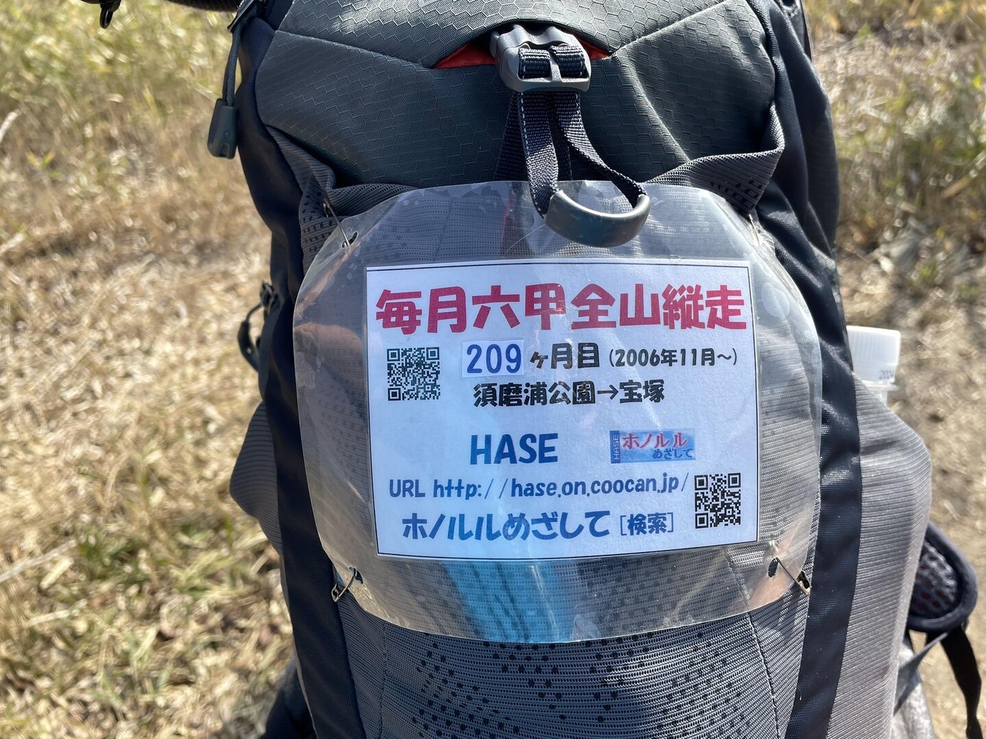 毎月六甲全山縦走209ヶ月目 / HASEさんの六甲山・長峰山・摩耶山の活動データ | YAMAP / ヤマップ