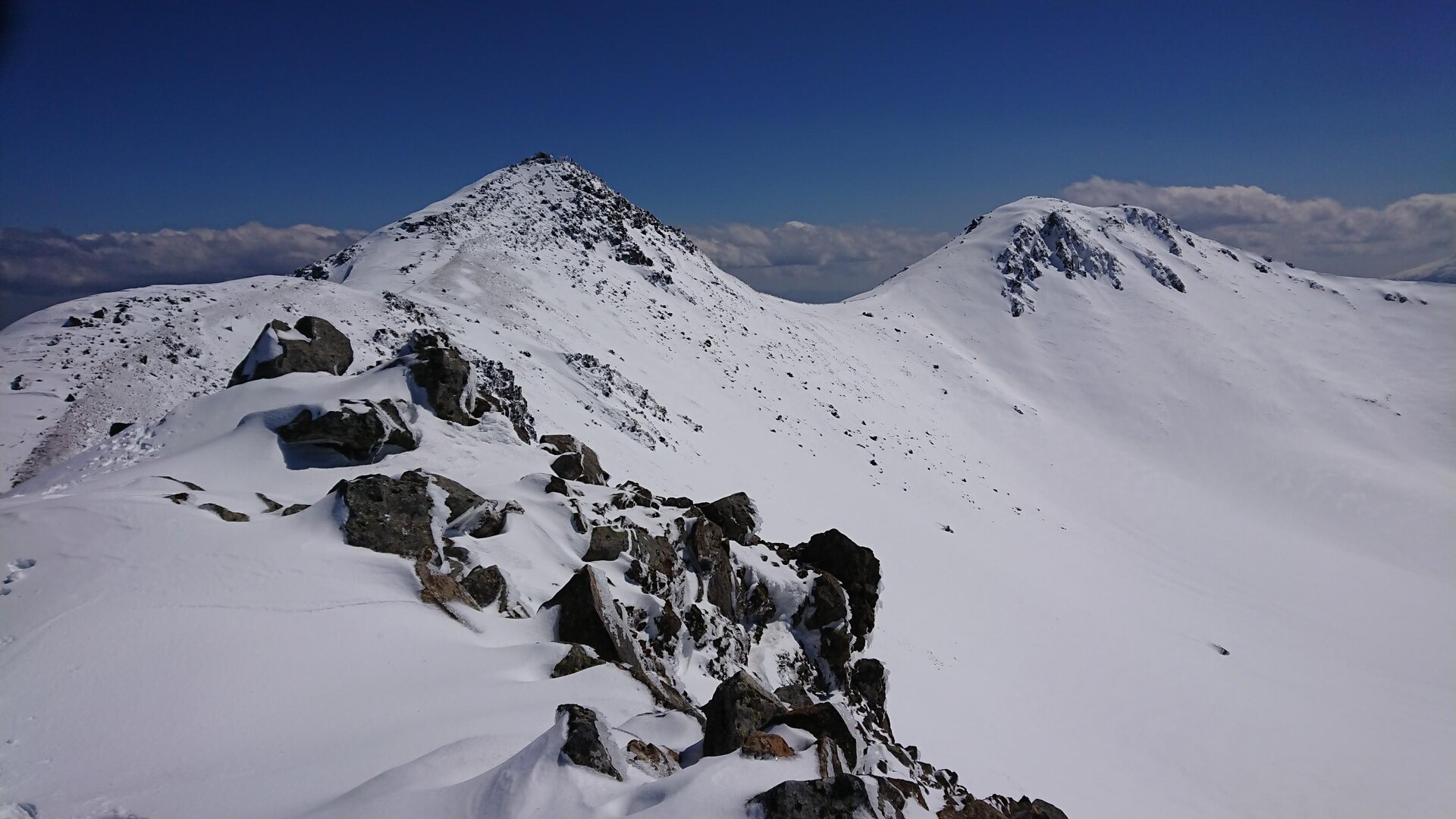 春の乗鞍岳BCスキー第1弾 蚕玉岳 2023-3-28 / mc40さんの乗鞍岳の活動データ | YAMAP / ヤマップ
