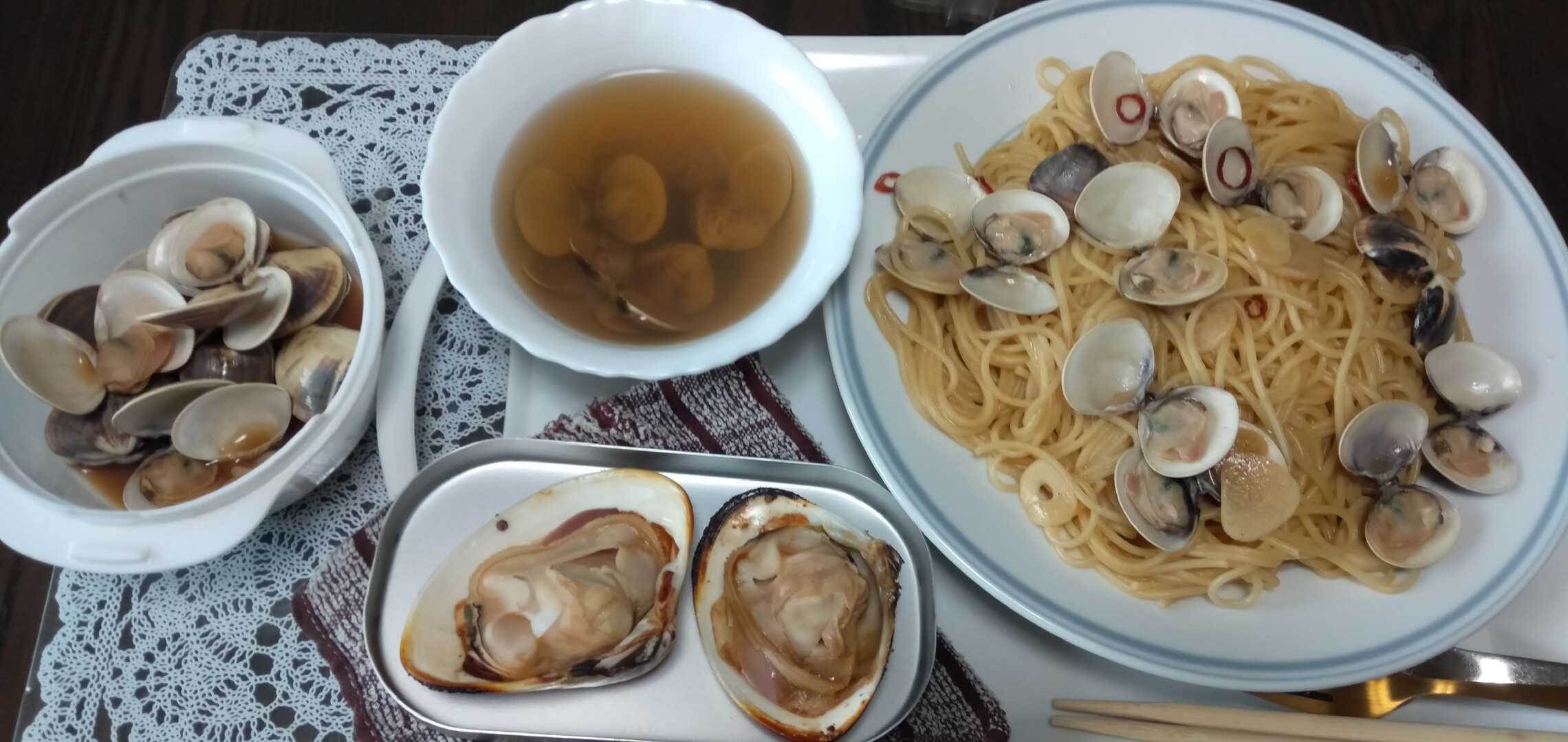 ハマグリらーんち♪ しかしながら彩りが... / kei21さんのモーメント | YAMAP / ヤマップ