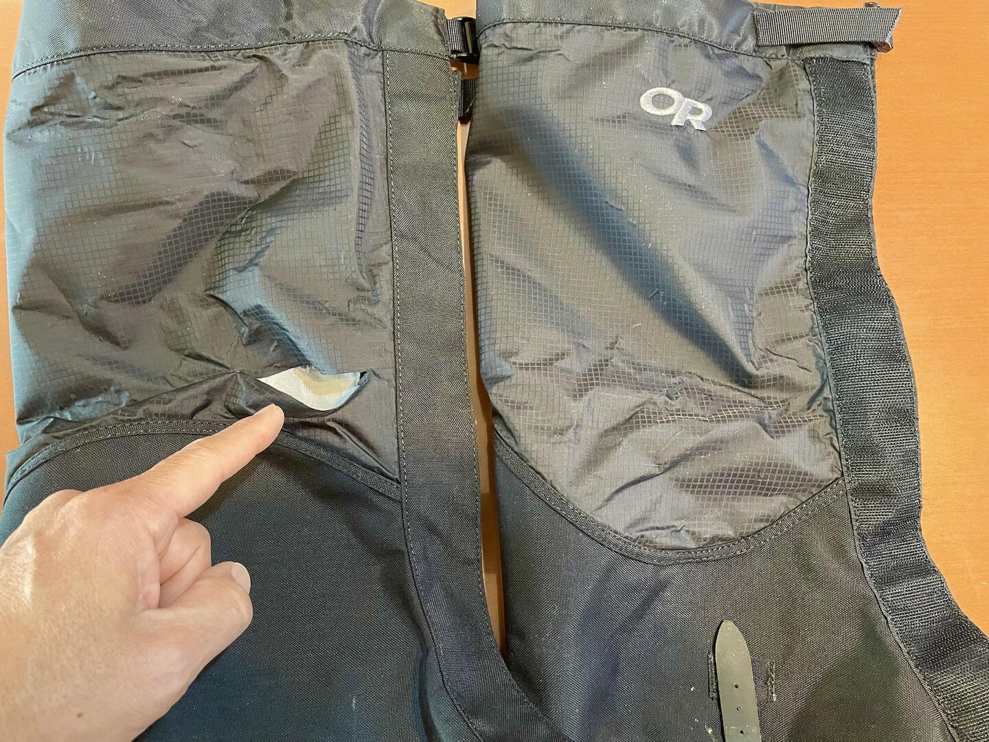 先日のアイゼン山行でぶっ裂いたゲイターを... / machanさんのモーメント | YAMAP / ヤマップ