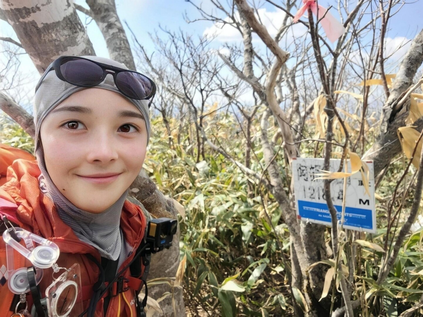 少雪の阿部館山 藪こぎ Backcountry Skiing⛷️😵‍💫 / ken5btさんの青松葉山の活動データ | YAMAP / ヤマップ