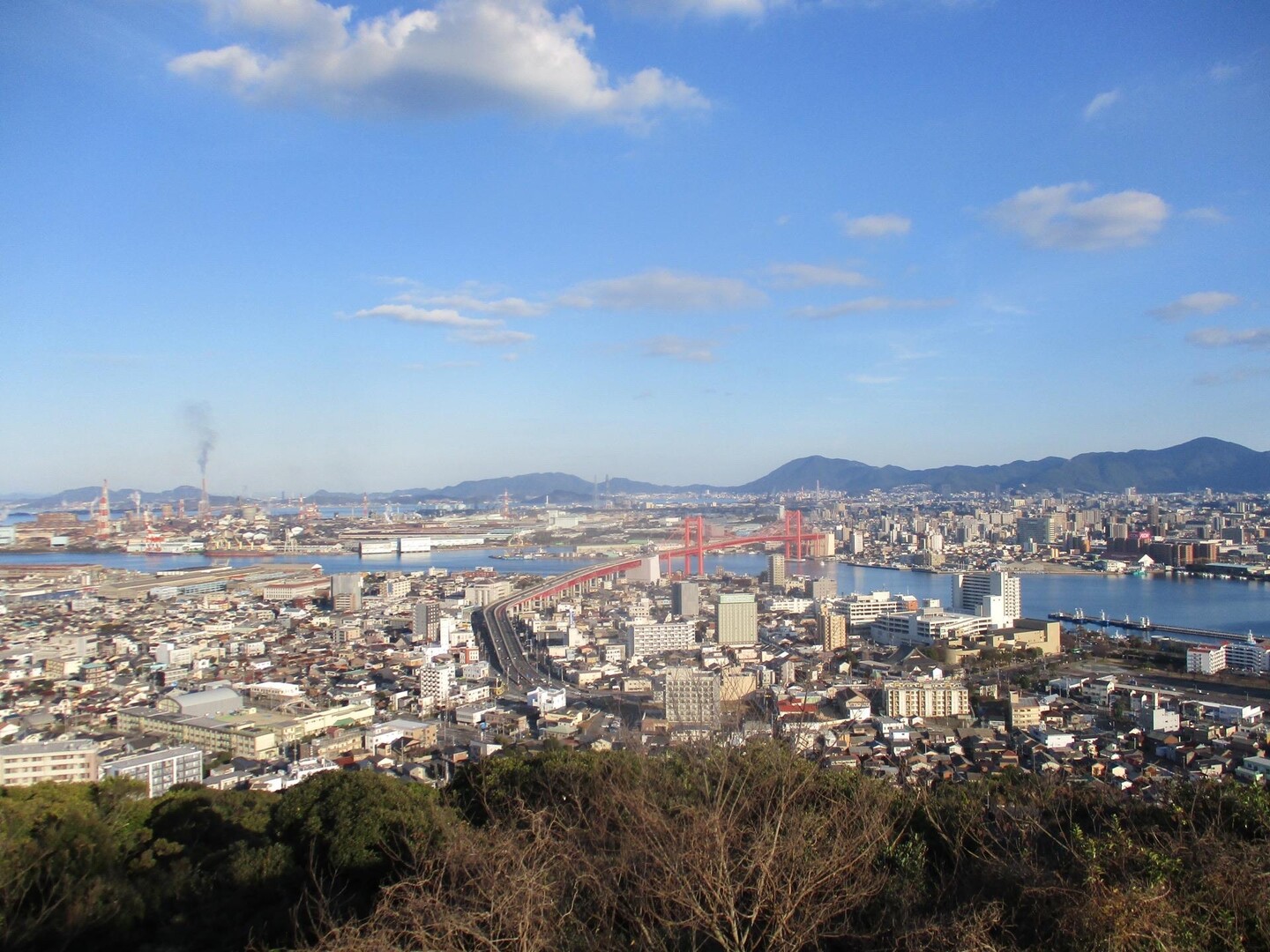 若戸大橋(高塔山から) ①2020/01... / Solidaさんのモーメント | YAMAP / ヤマップ