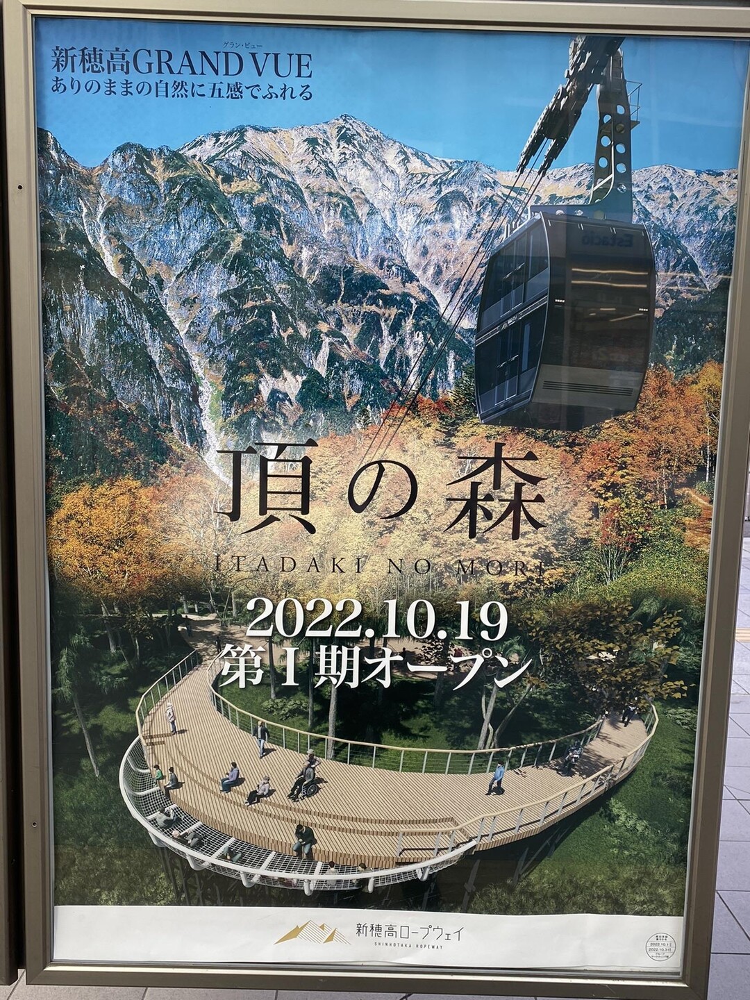 新穂高ロープウェイ頂の森、まもなく第一期... / カッパさんさんのモーメント | YAMAP / ヤマップ