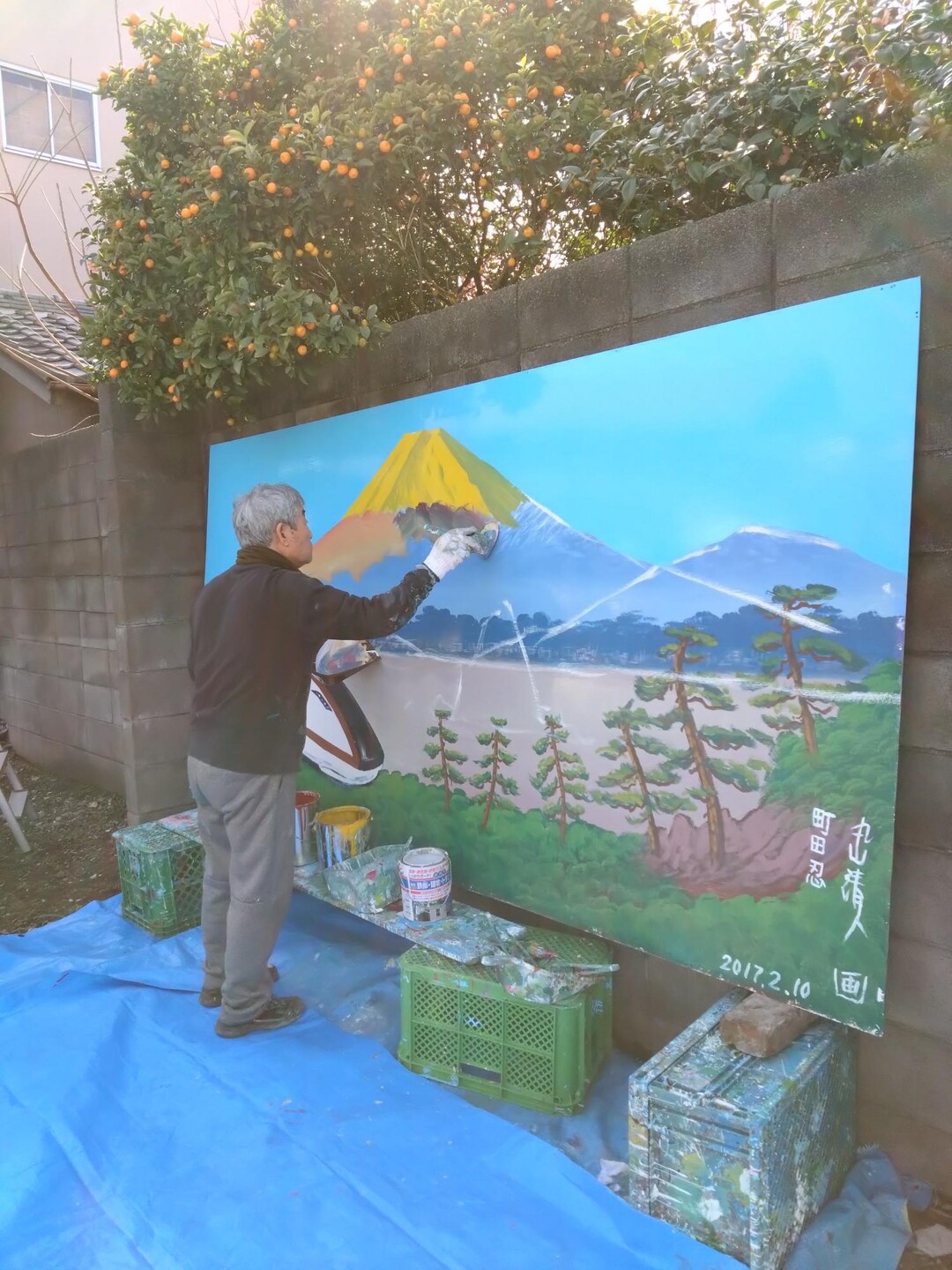 ペンキ絵手伝い・・・足立区7番「タカラ湯」＆酒場探訪・・・「酒屋の酒場」 / fumiさんの東京都23区 東エリアの活動データ | YAMAP / ヤマップ